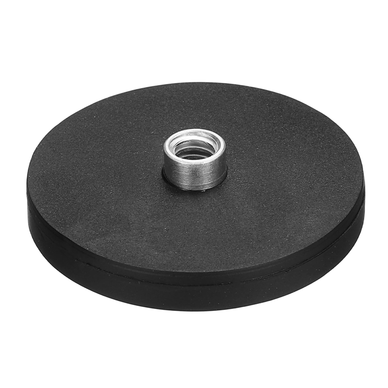1.7" Dia Rubber Coated Magnets, 19LBS Magnet Base with 1/4"-20UNC ...