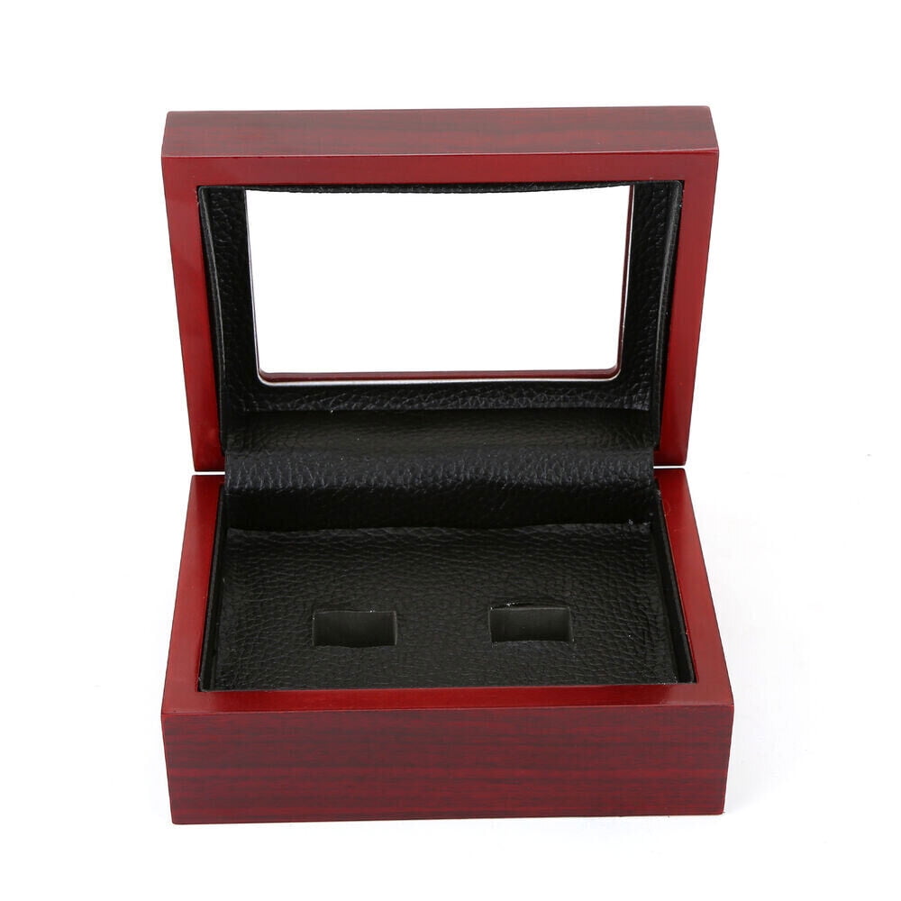 1-7 Holes Championship Ring Display Case Box Wooden Collection Storage ...