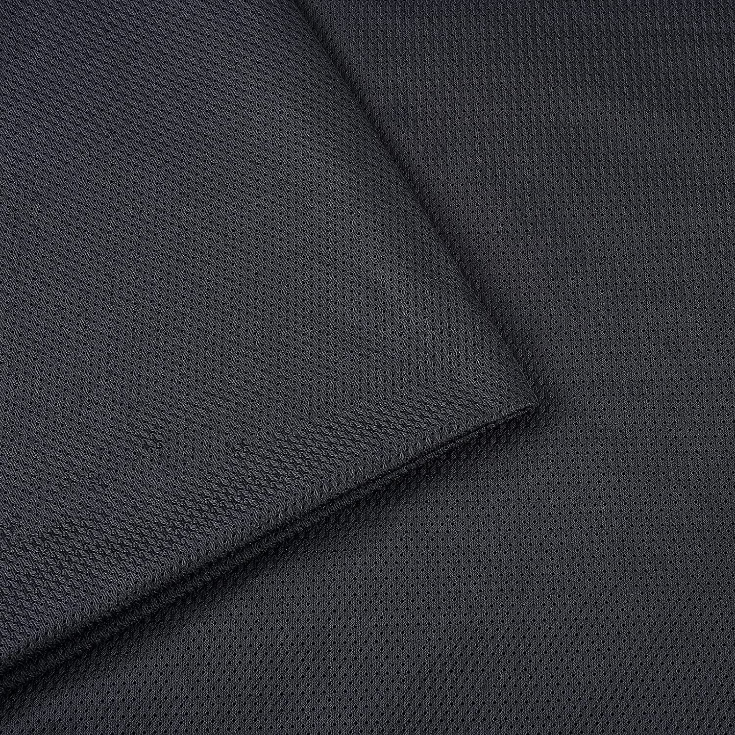 1.7 Yards Black Polyester Mesh Fabric 36" Wide Stretch Mesh Material ...