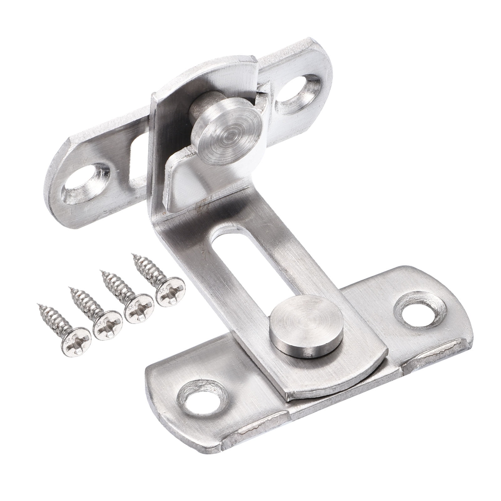1.7" x 2" Door Latch, Right Angle Flip Gate Latch Stainless Steel for ...