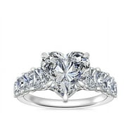 4 Ct New Design IGI Certified Lab Grown Diamond Bridal Ring for her ...
