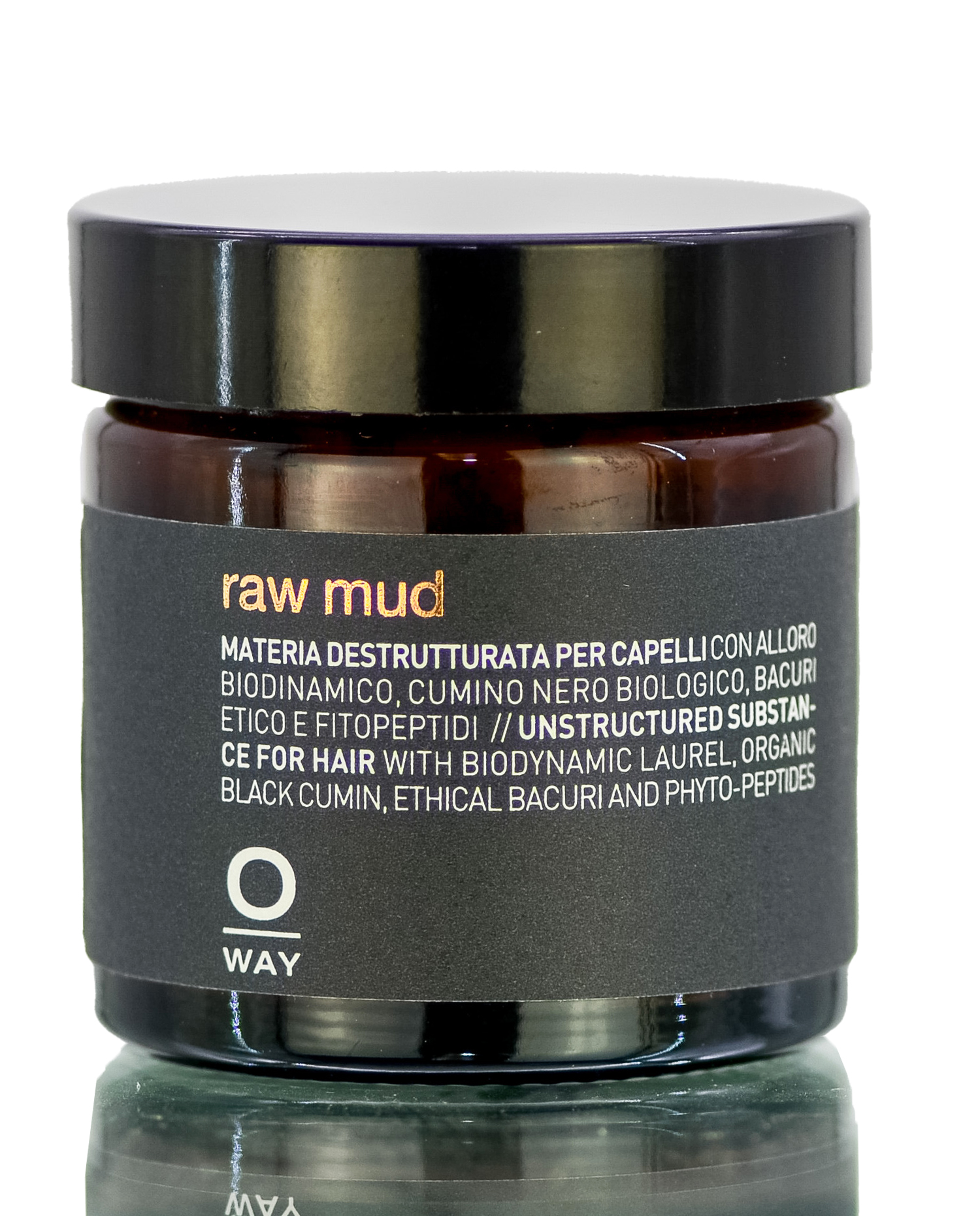 {1.70 oz} Oway Raw Mud w/ SLEEKSHOP Hair Rat Tail Steel Pin Comb for ...