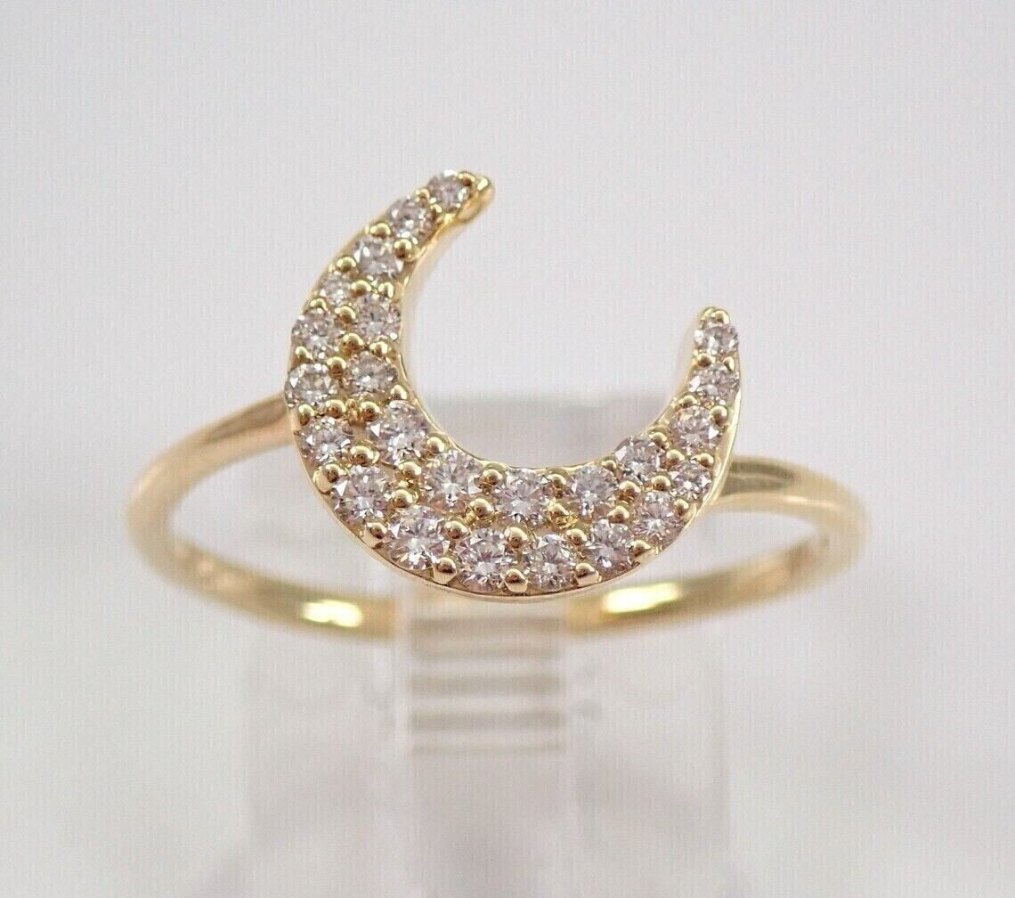 1.70Ct Round Cut Lab Created Womens Engagement Ring 14K Yellow Plated ...