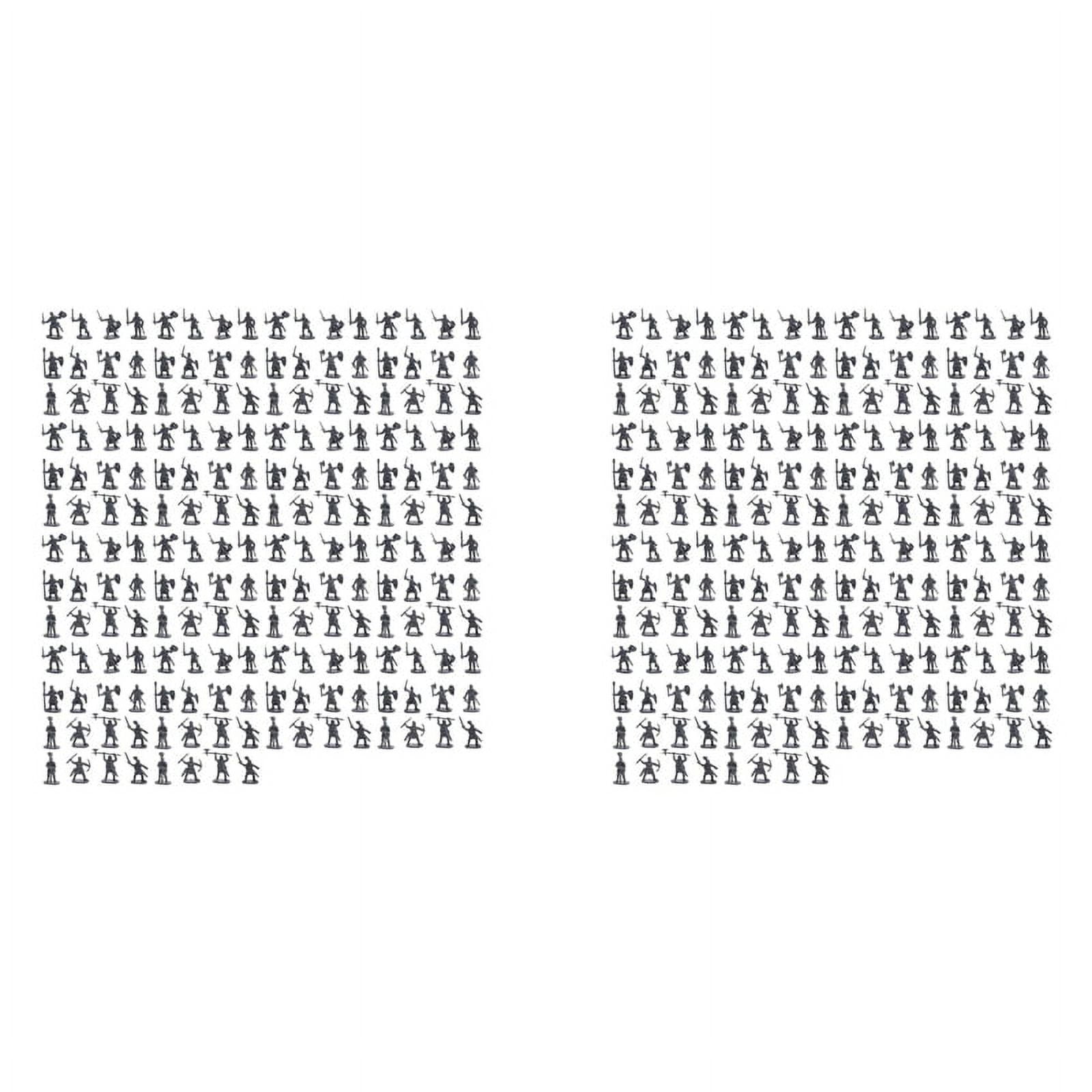 1:72 400/Set Plastic Figures Toy Soldiers Men Swordsman Action DIY War ...