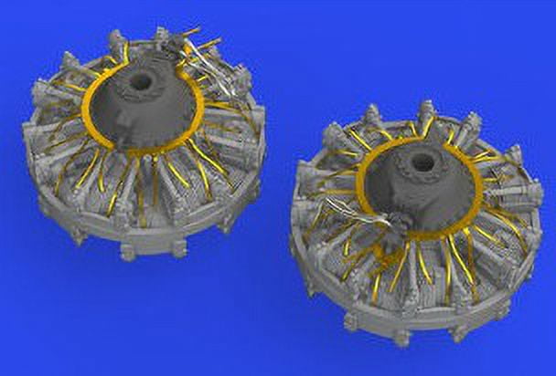 1/72 Aircraft- B25J Engines for EDU & HSG (Photo-Etch & Resin ...