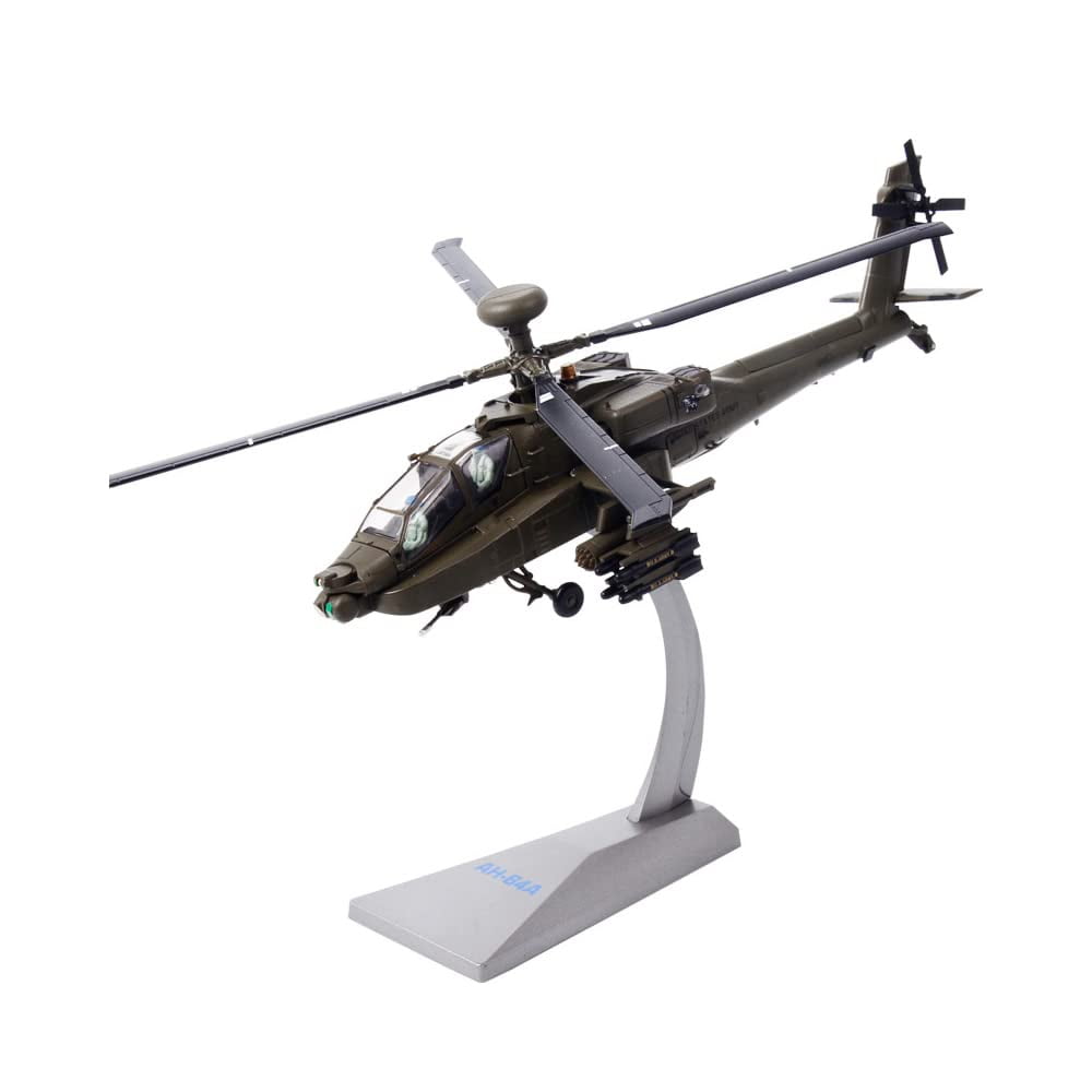 1/72 Apache AH-64A Armed Helicopter Die-casting Aircraft Model Armed ...