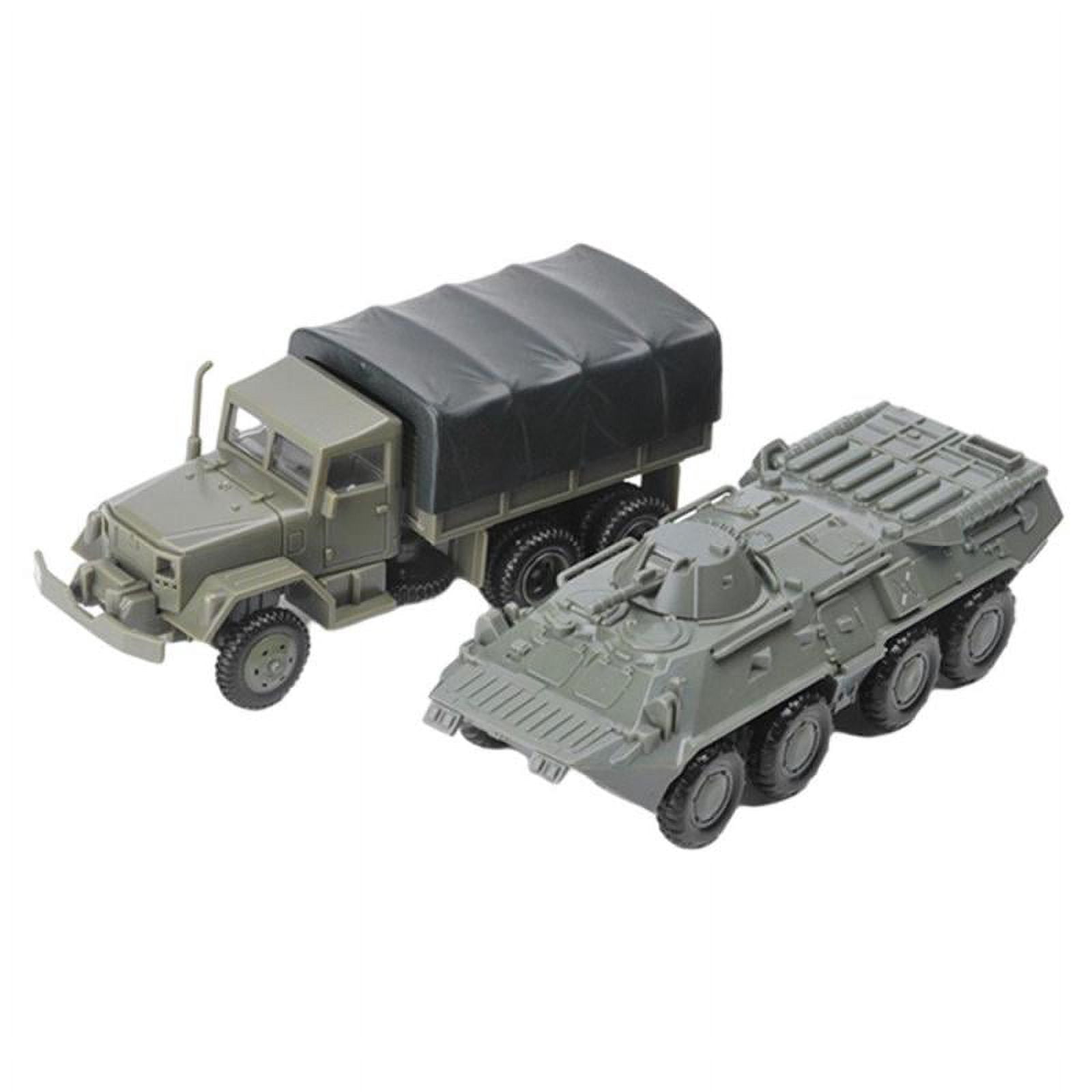 1/72 Armored Personnel Carrier M35 Truck & -80 Tank Model Vehicle Scene ...