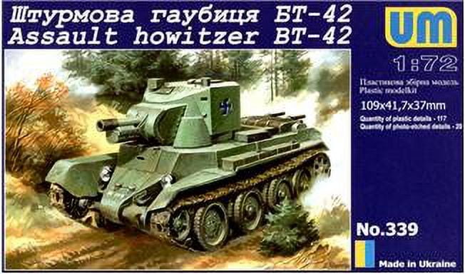 1/72 BT42 Finnish Army Assault Tank w/114mm Howitzer Mk II Gun ...