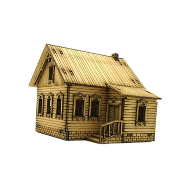 1/72 House Model Building Kits DIY for Architecture Model Sand Table ...
