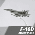 1/72 F16D Fighter Jet Plane Model Metal Aircraft Model Military ...