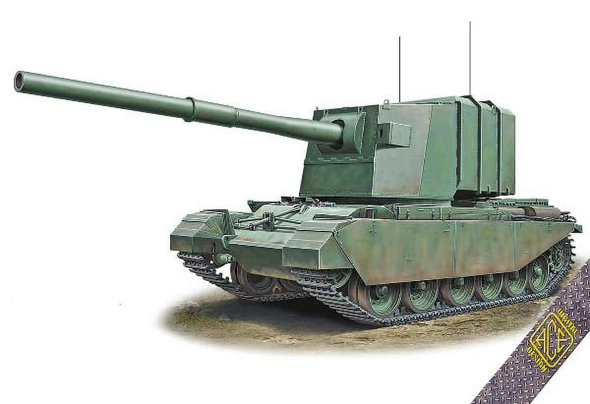 1/72 FV4005 Centurion Experimental Tank Destroyer w/183mm Gun - Walmart.com