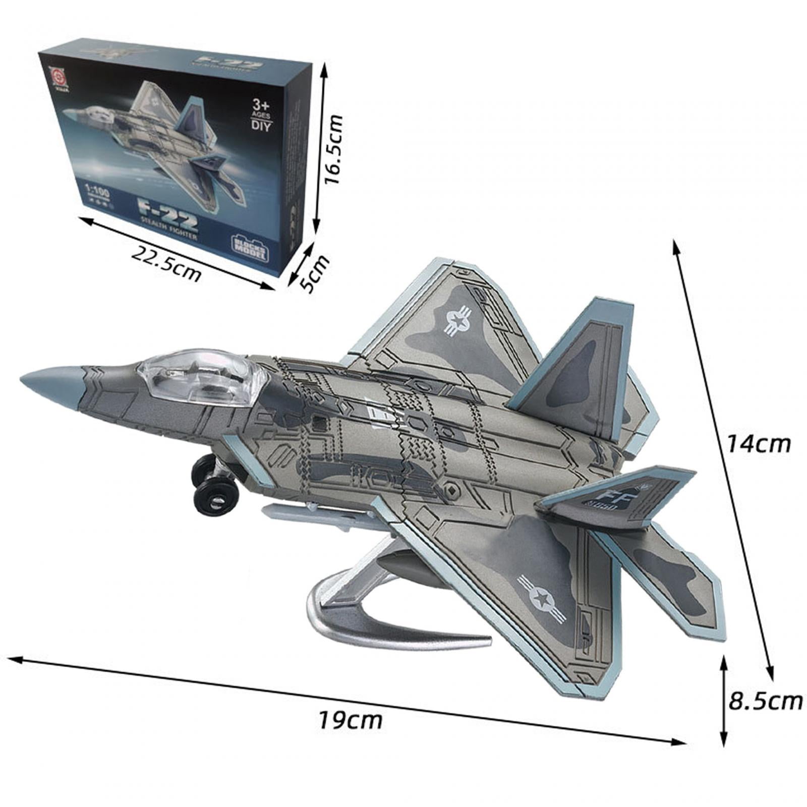 1/72 Fighter Model DIY Assemble Collection Educational Toys Tabletop ...