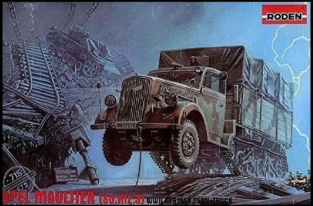 1/72 Opel Maultier (SdKfz 3) WWII German Semi Truck - Walmart.com