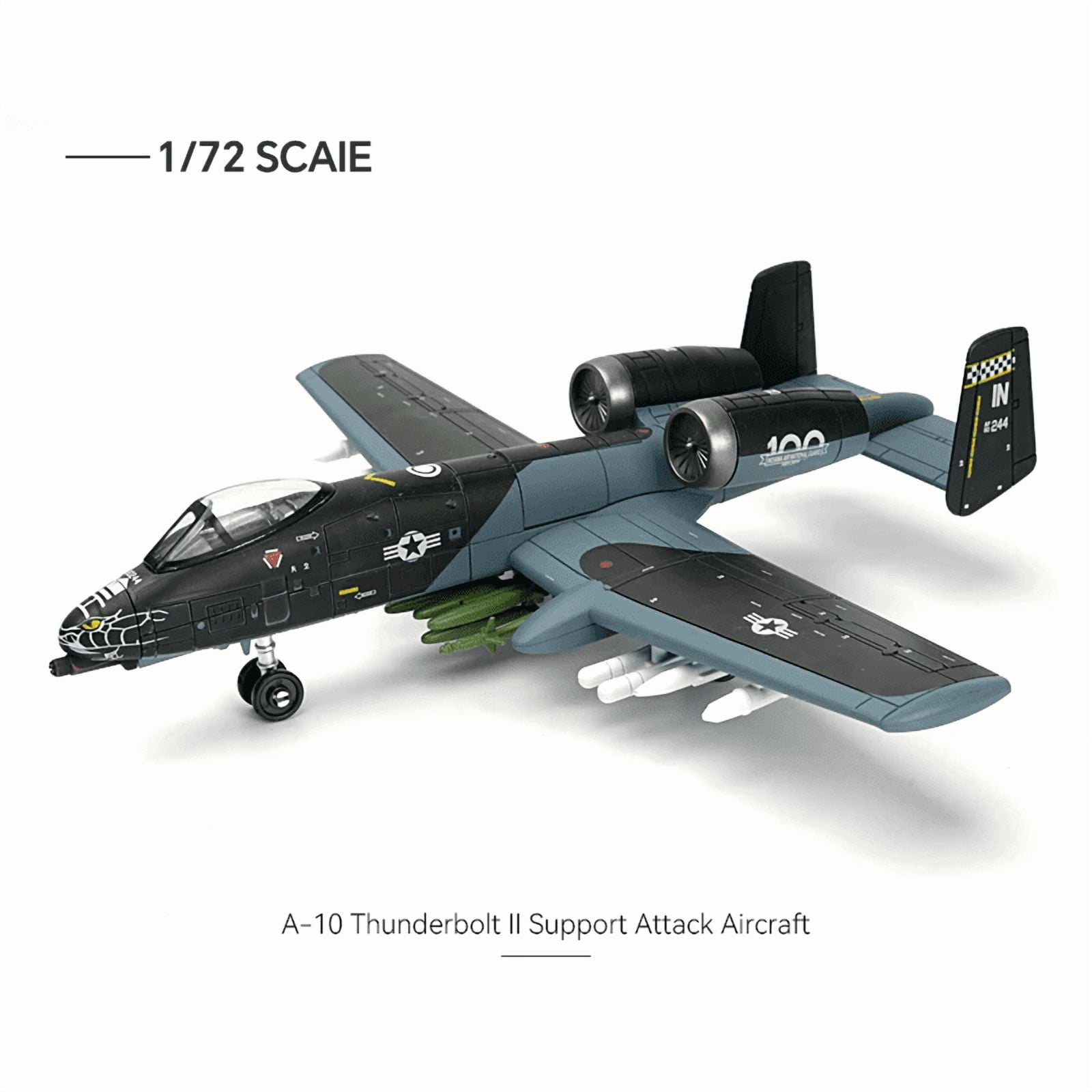 1/72 Plastic Model Airplane A-10 Thunderbolt II Warthog Plane Model ...