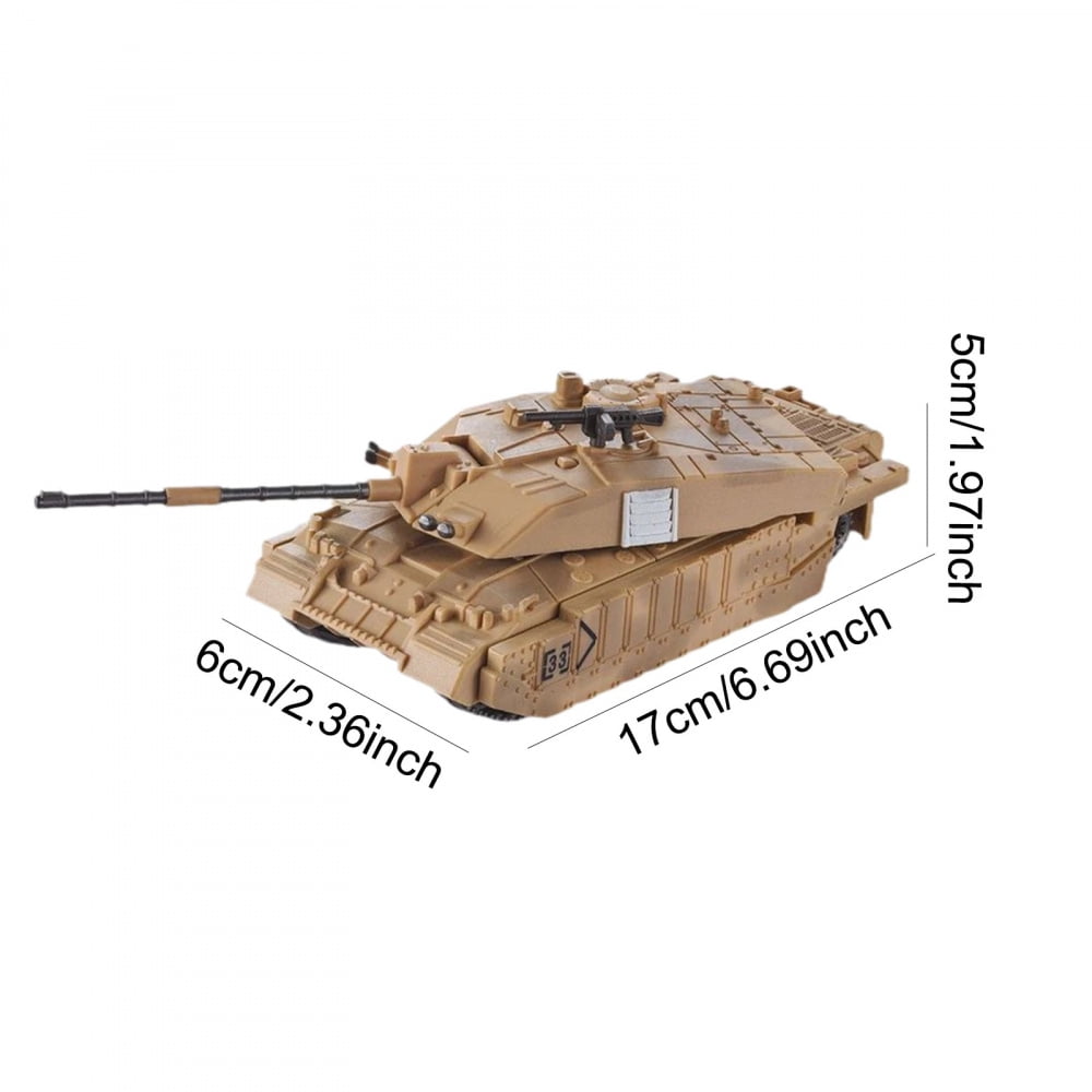 1/72 Scale Pretend Toy Souvenir Miniature Tank Building Military Model ...
