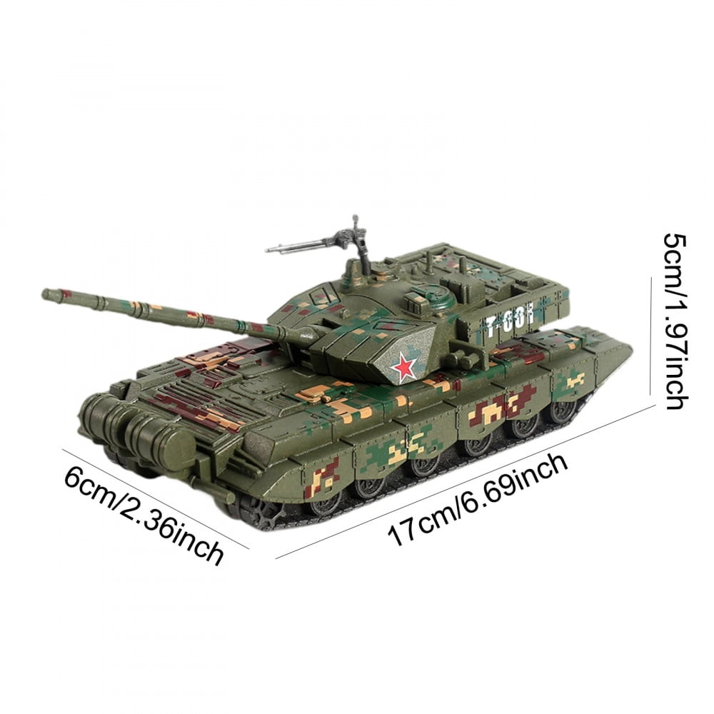 1/72 Scale Pretend Toy Souvenir Miniature Tank Building Military Model ...