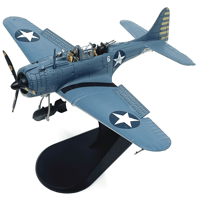1:72 Scale US SBD-3 Dive Bomber Alloy Aircraft Model High Simulation ...