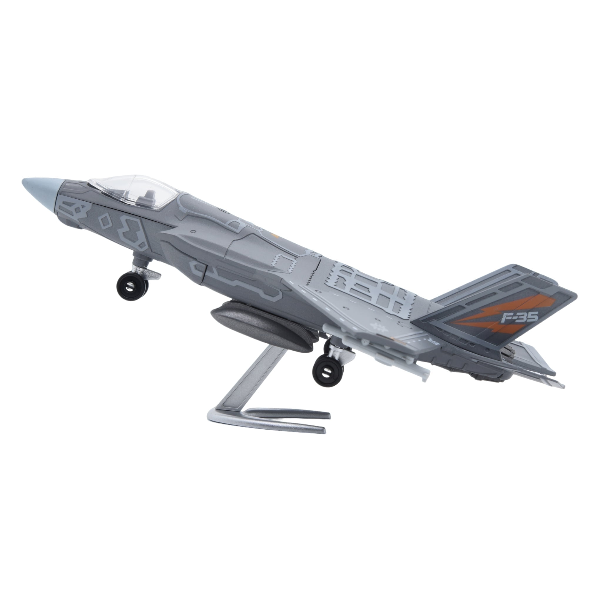 1:72 Scale United States F-35 Fighter Jet Quick Build Model Kit with ...