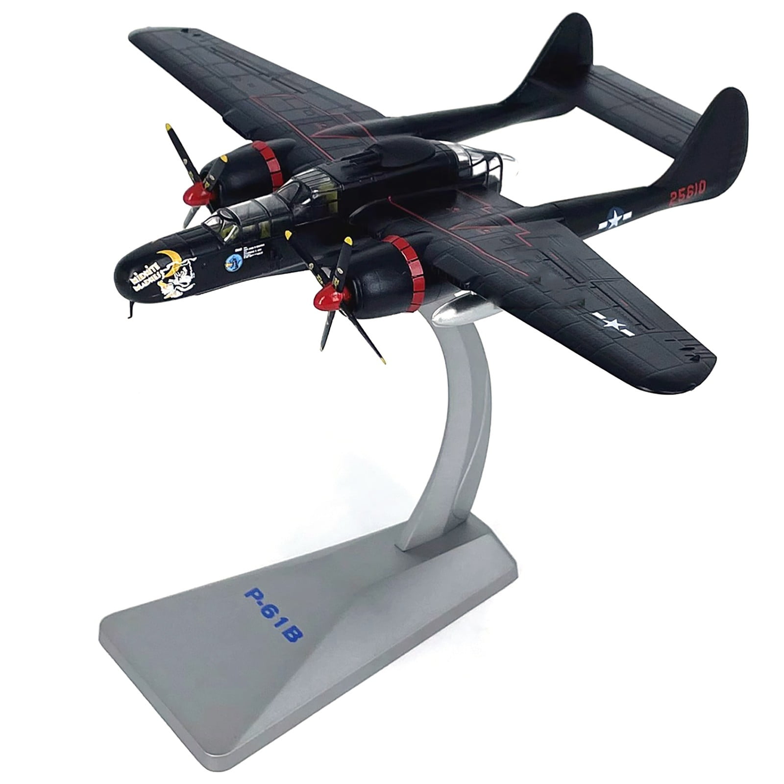 1/72 Scale WWII USA Air Force P-61B Black Widow Fighter Plane Model ...