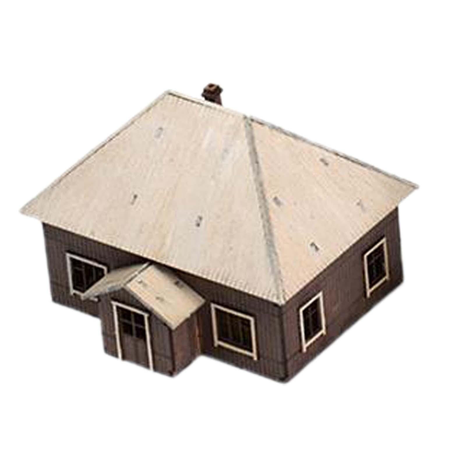 1/72 Wooden Building Model Kits Architecture Scenes Puzzles ...