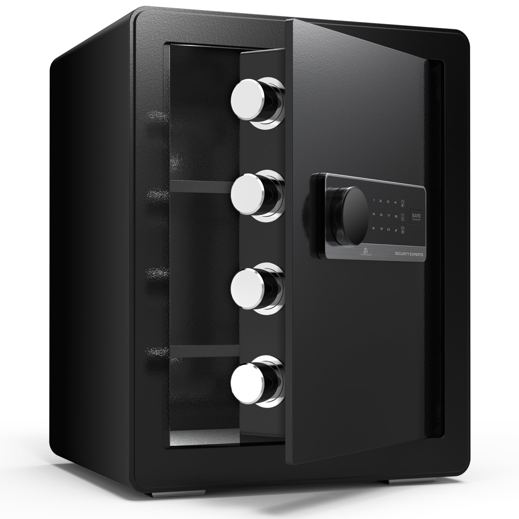 SESSLIFE 1.73 Cubic Feet Secure Safe Box, Digital Keypad, Wall & Floor ...