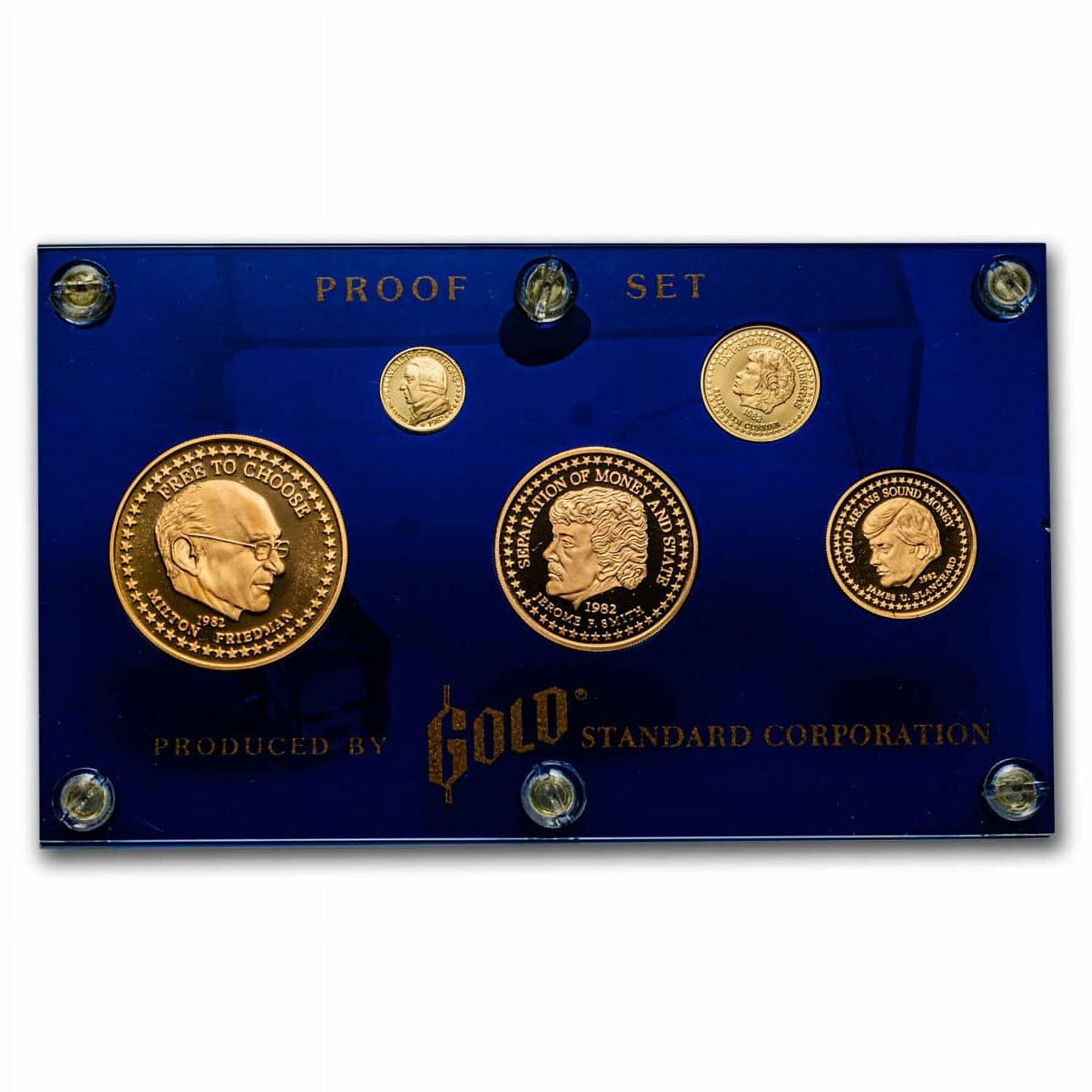 1.73 oz Gold Round - 1982 Gold Standard Co. (Proof Set) - Walmart.com