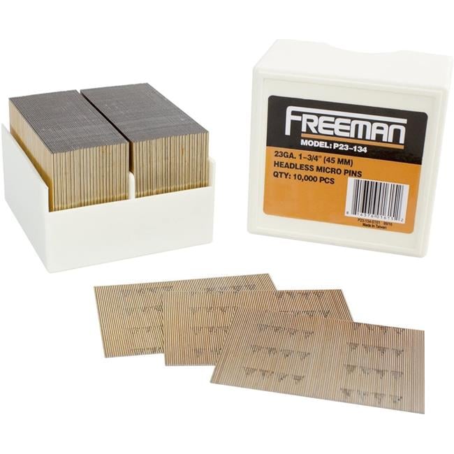 1.75 in. 23 Gauge Glue Collated Headless Micro Pins - 10000 Count ...