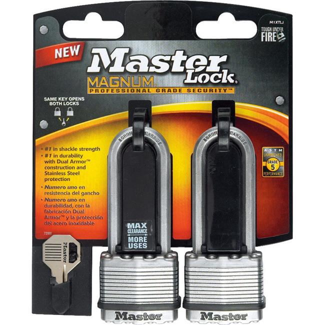 1.75 in. Keyed Alike Dual Ball Bearing Locking Laminated - Steel - Pack ...