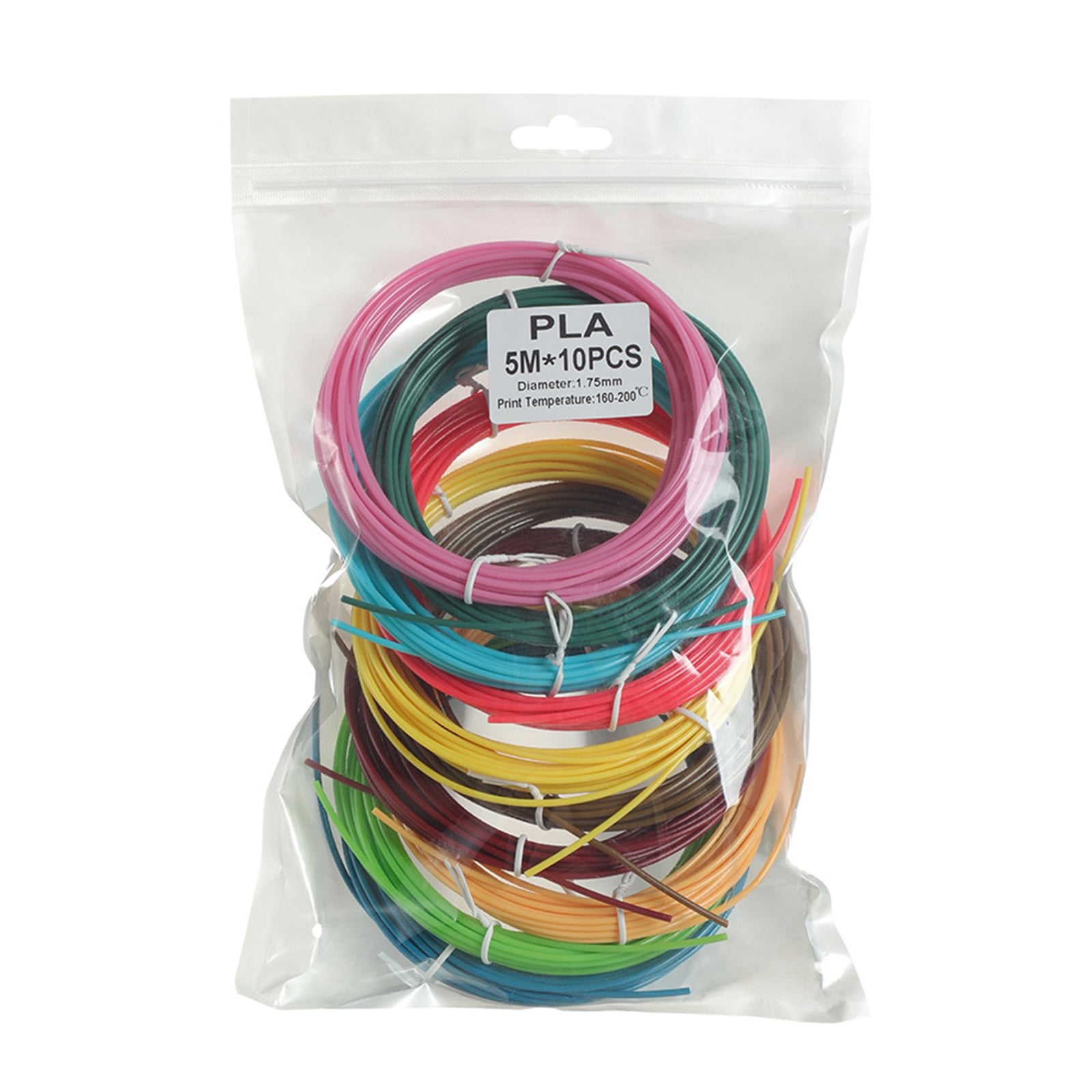 1.75mm Filament for Printing Pen Refill Wire, 10 Pack Random Color ...