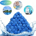 1.76 lbs Pool Filter Balls for Sand Filter, Reusable Blue Fiber Filter ...