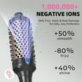 1.77 Inch Heated Curling Brush with Ceramic Tourmaline Ionic Technology ...