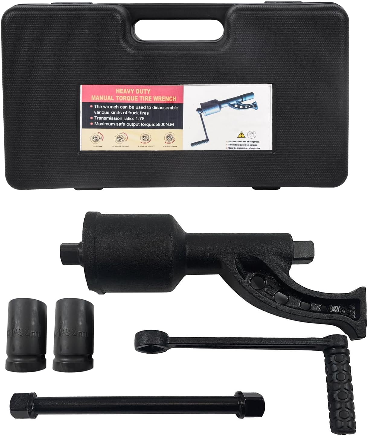 1:78 Torque Multiplier Wrench 5800 NM Heavy Duty Torque Multiplier ...