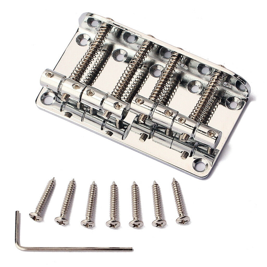 1* 79.8*44mm 4 String Bridge for Fender Precision Jazz Bass Guitar Part ...