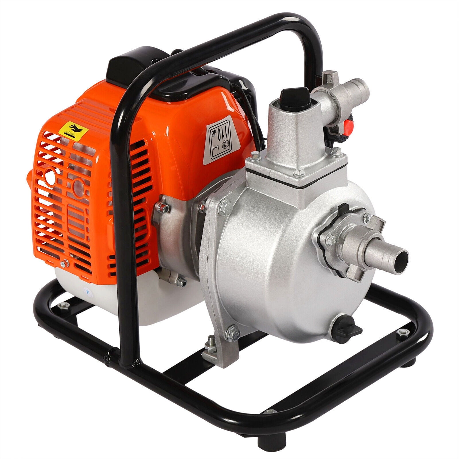 1.7HP 2-Stroke Gasoline Water Pump 1 Inch 43CC Gas-Powered Water ...