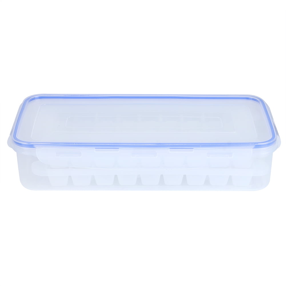 1.7L Dual-Layer 72 Grids Flexible Ice Cube Mold with Removable Lid ...