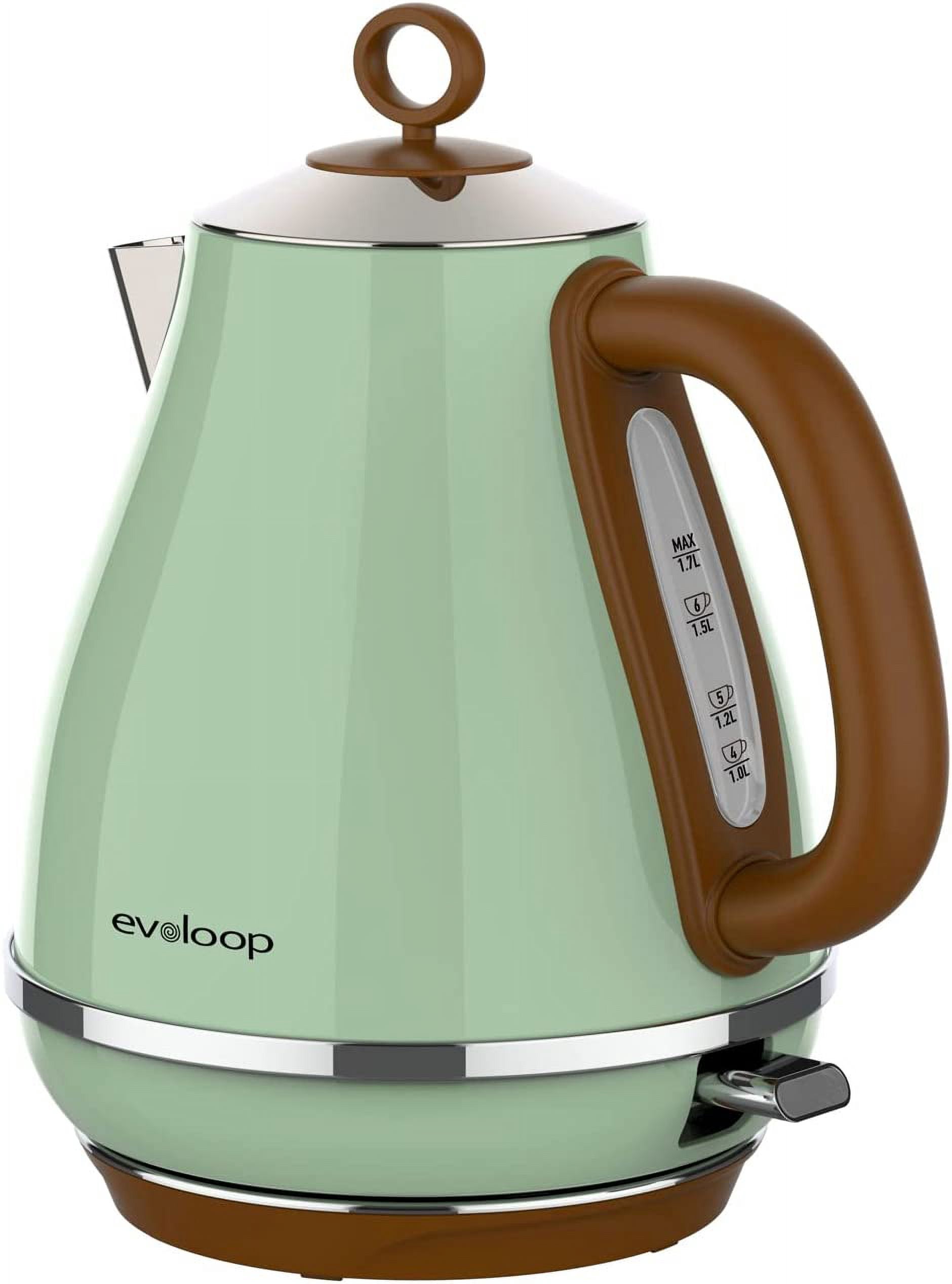 1.7L Electric Kettles, BPA Free Tea Kettle, Hot Water Boiler Heater ...