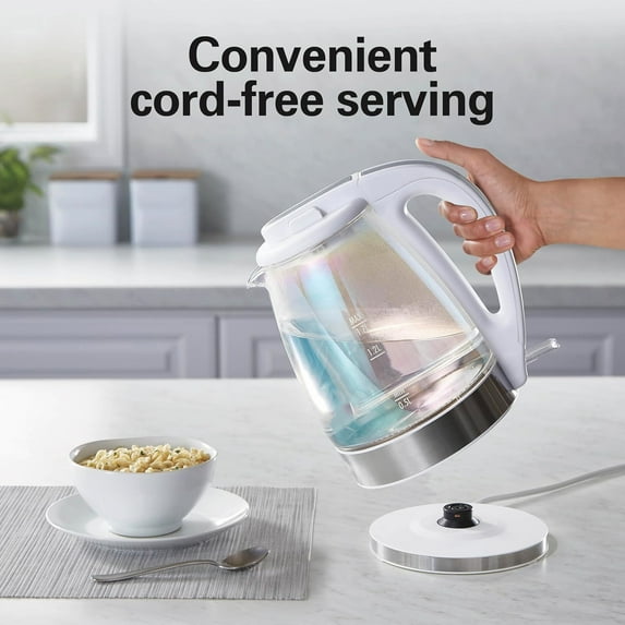 1.7L Electric Tea Kettle, Water Boiler & Heater, LED Indicator, Built ...