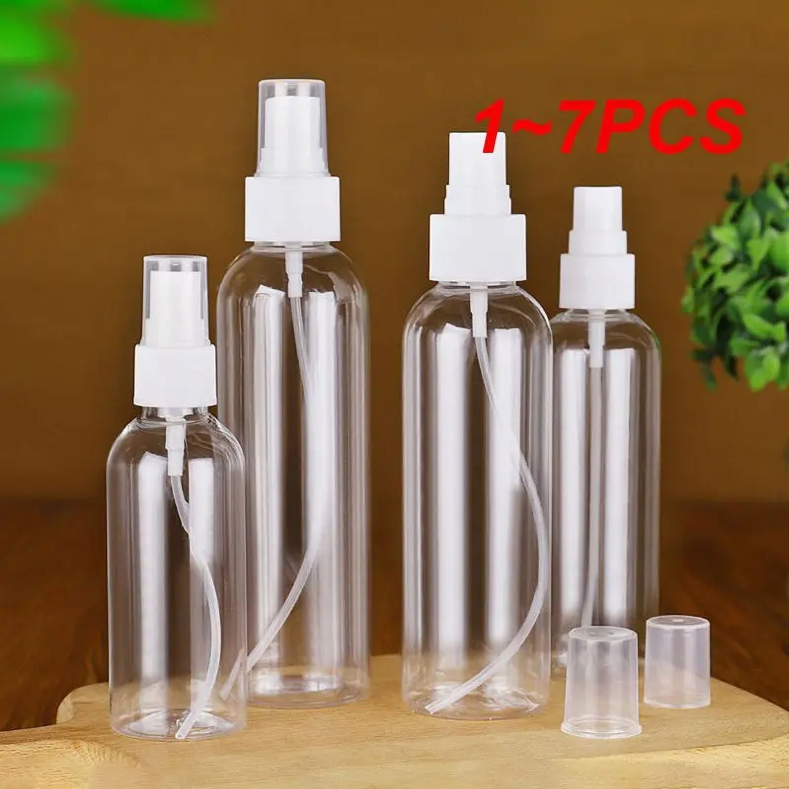 1~7PCS 150ml 200ml 250ml Portable Spray Bottle Clear Mini Plastic ...
