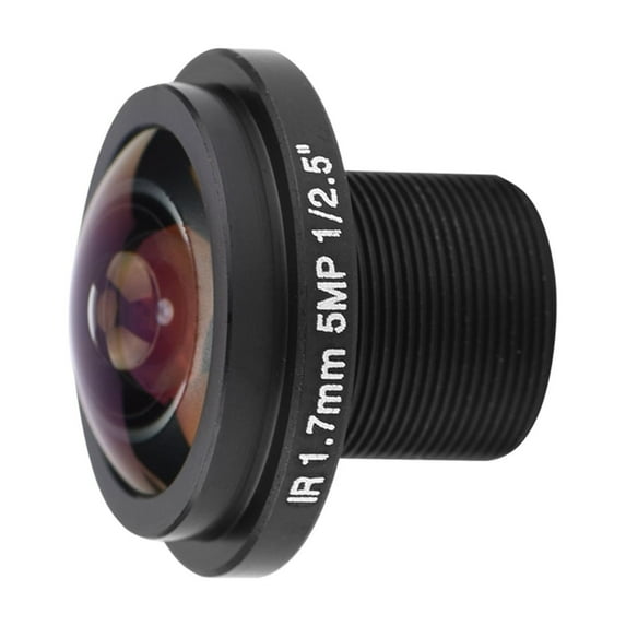 1.7mm Fisheye Lens, 185° Wide Angle 5MP HD Security Camera Lens ...