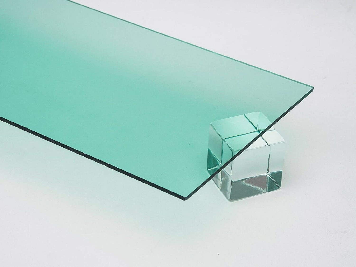1/8" (0.118") Light Green 24"x12" Transparent Acrylic Plexiglass Sheet ...