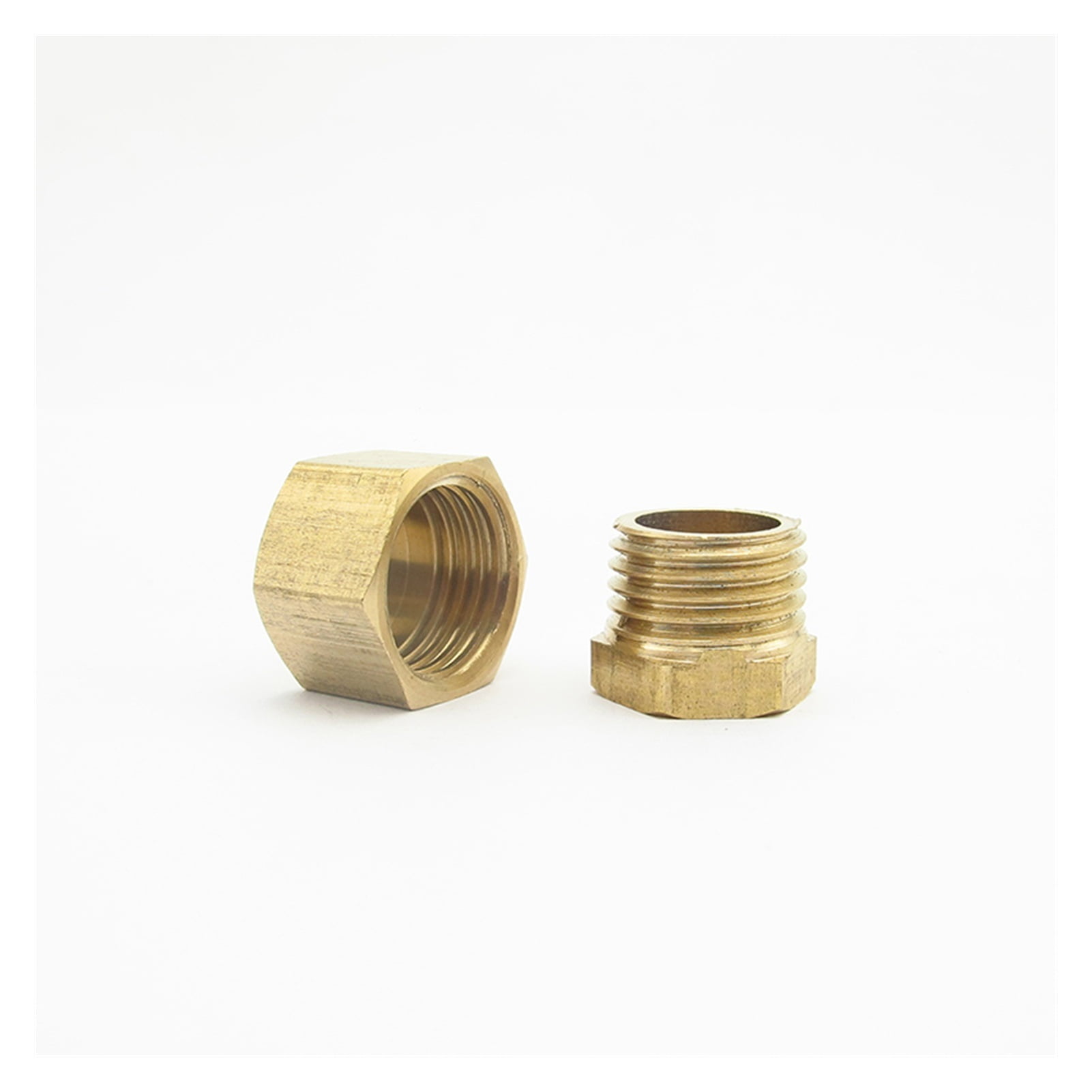 1/8" 1/4" 3/8" 1/2" 3/4" 1" BSP Male Female Thread Hex Head Brass End ...