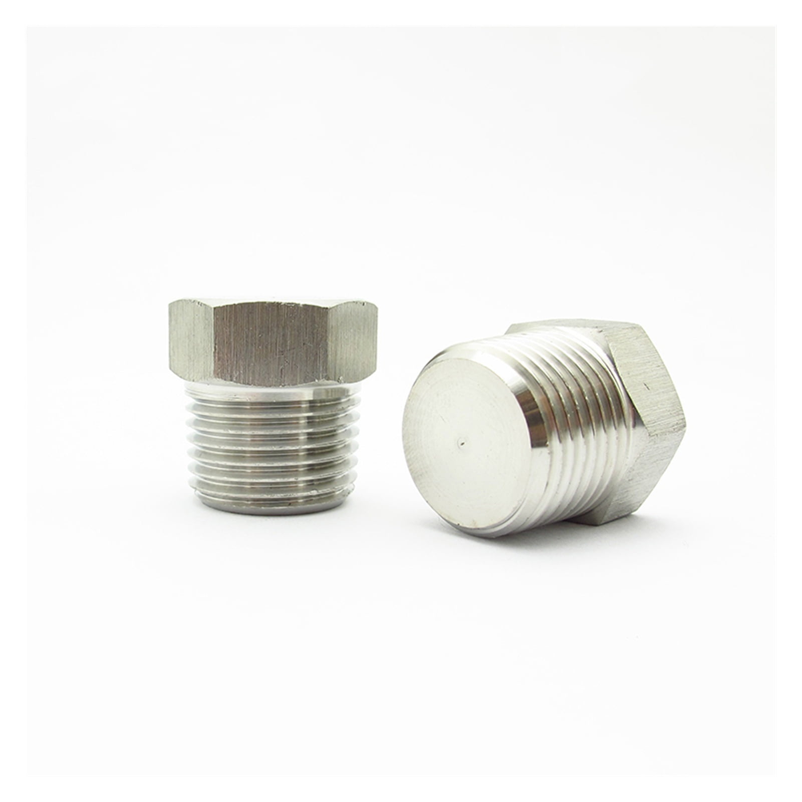 1/8" 1/4" 3/8" 1/2" 3/4" 1" NPT Male Thread 304 Stainless Steel Hex ...