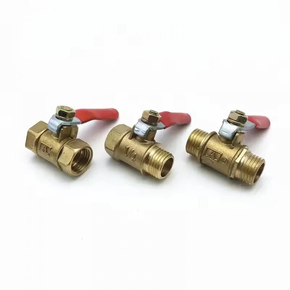 1/8" 1/4'' 3/8'' 1/2'' Brass small ball valve Female/Male Thread Brass ...