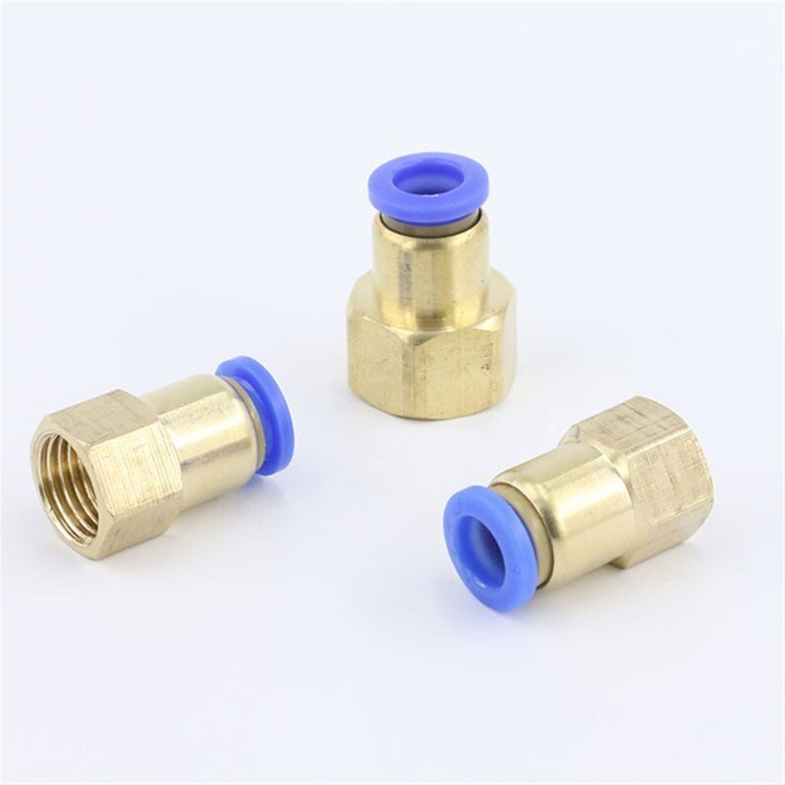 1/8'' 1/4'' 3/8'' 1/2'' Female Thread Push In Fitting For Air Pipe ...