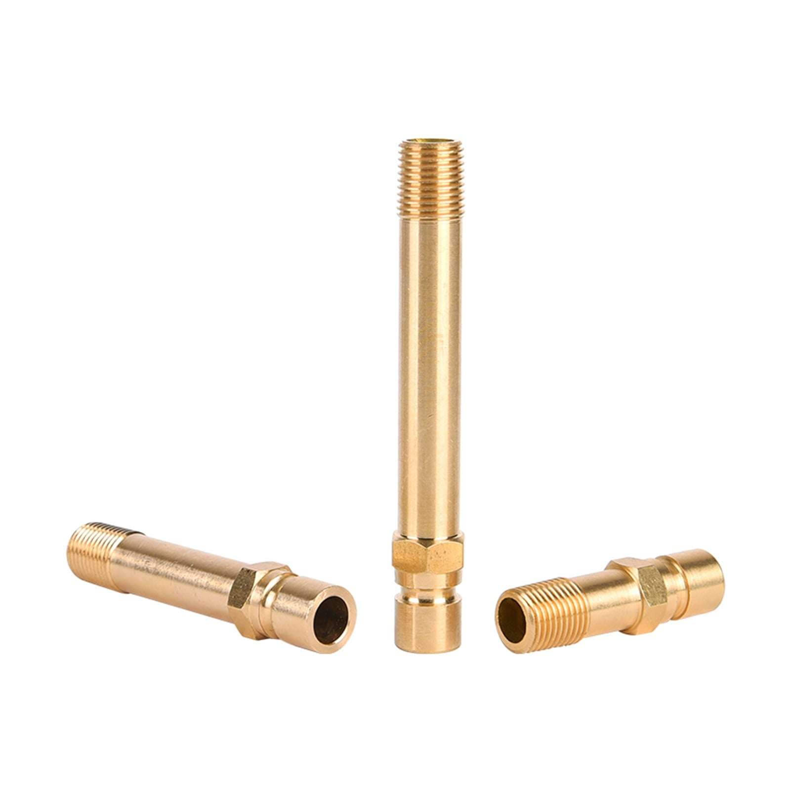 1/8" 1/4" 3/8" BSP Male Thread To 13.5mm OD Nipple Brass Long Mold Pipe ...