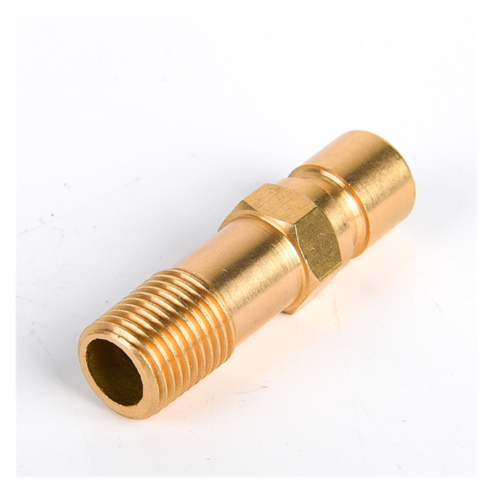 1/8" 1/4" BSP Male Thread To 9.5mm OD Nipple Brass Long Mold Pipe ...