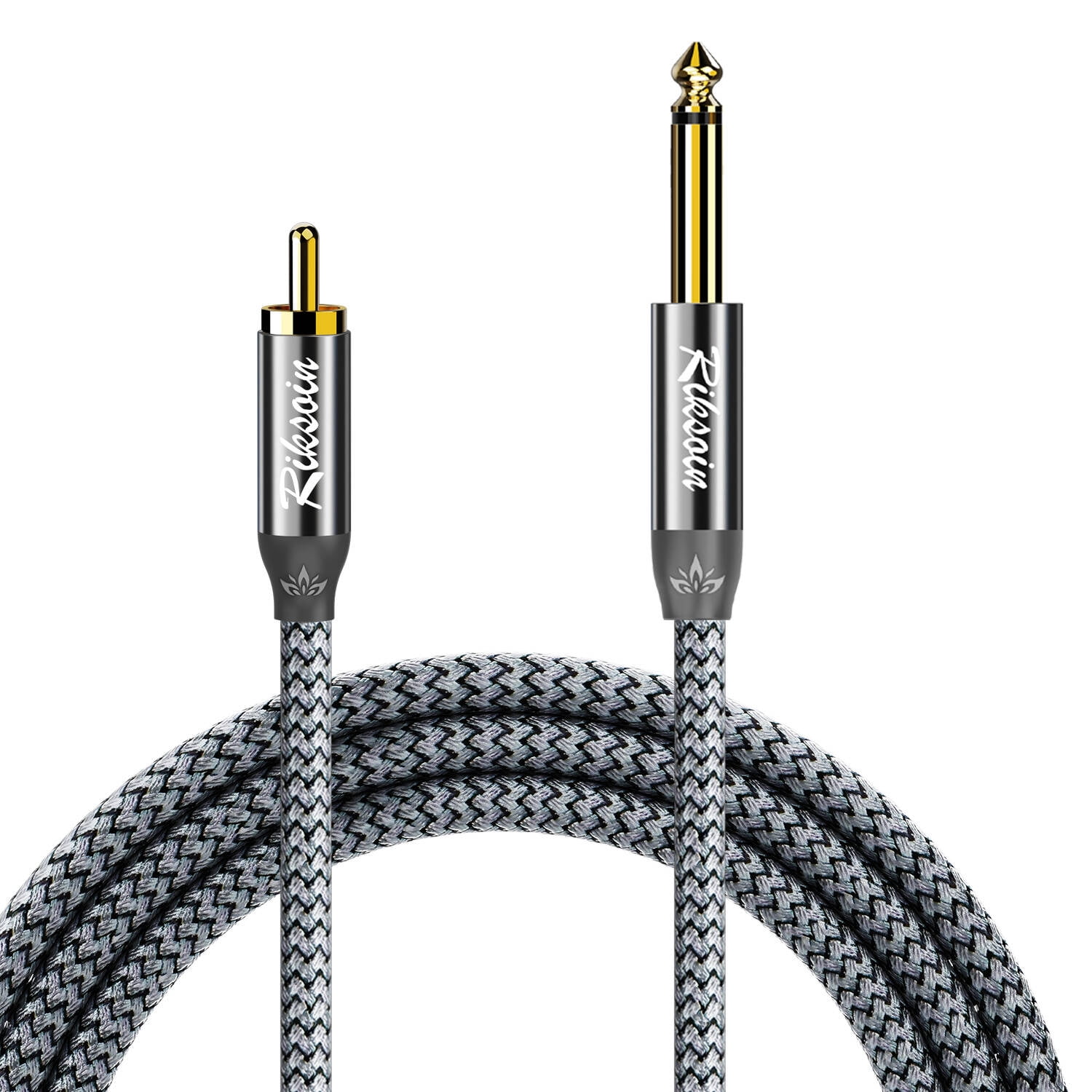 1/8 to 1/4 Stereo Cable 3.5mm TRS to 6.35mm Audio Cable Guitar to Aux ...