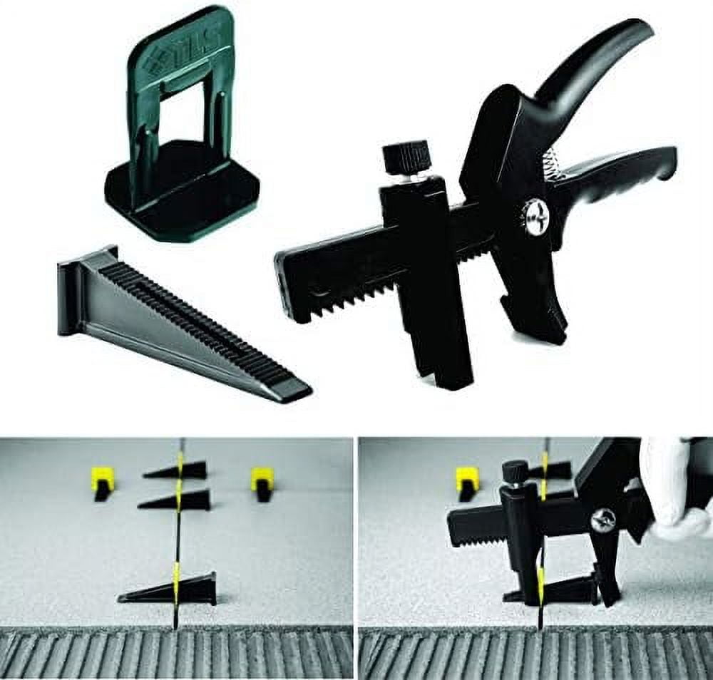 1/8” - 1500 Tile Spacers (Clips), 300 pcs - Reusable Wedges, 1 FREE ...
