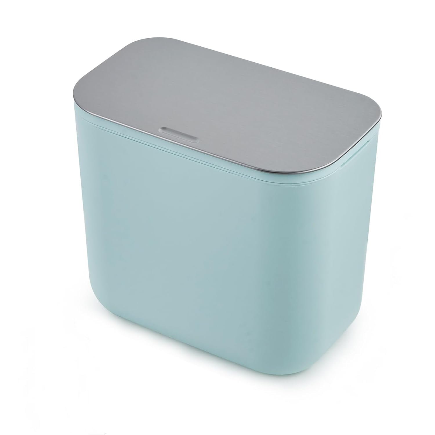 1.8/2.4 Gallon Hanging Trash Can with Stainless Steel Lid, Under Sink ...