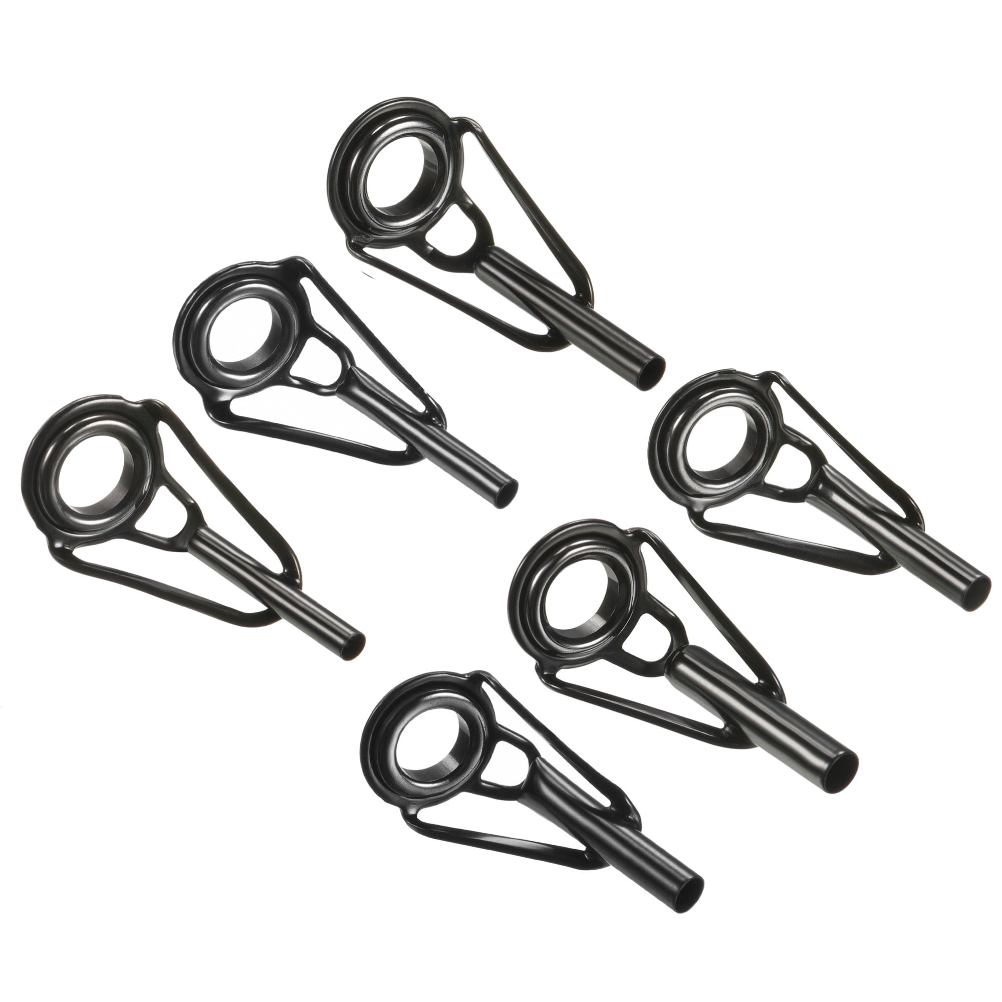 1.8-2.8mm Tube Dia Stainless Steel Fishing Rod Tips Repair Kit Black ...